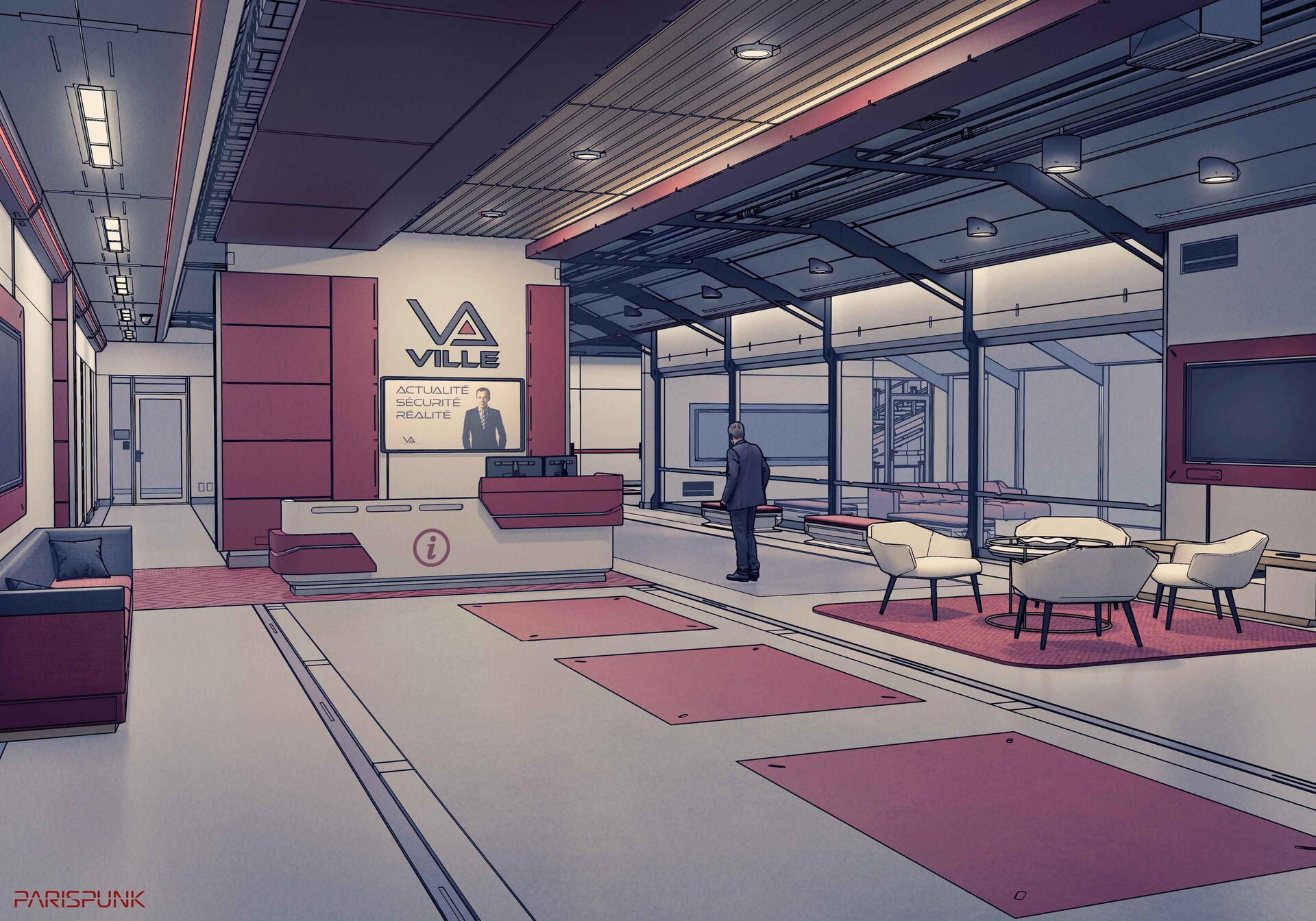 Parispunk – Ville Interior Designs – Gavin Hadro Concept Design and ...